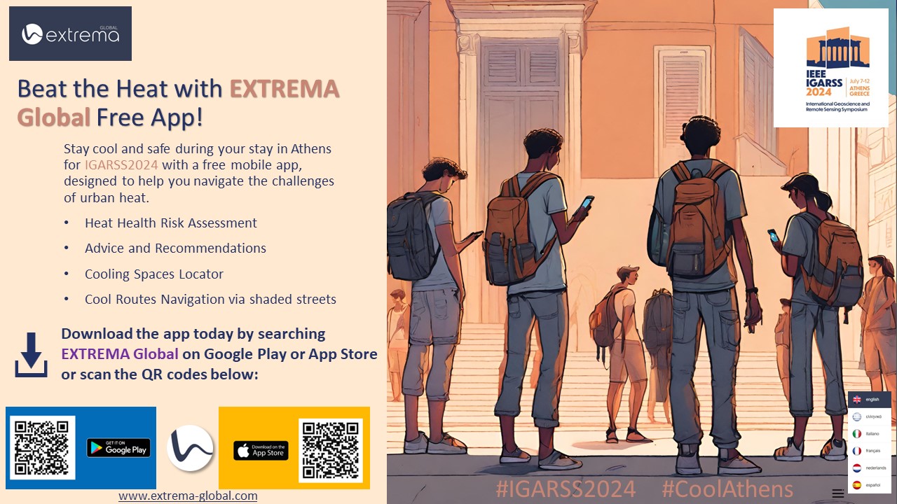 EXTREMA Global Mobile App || IEEE IGARSS 2024 || Athens, Greece || 7 - 12 July, 2024